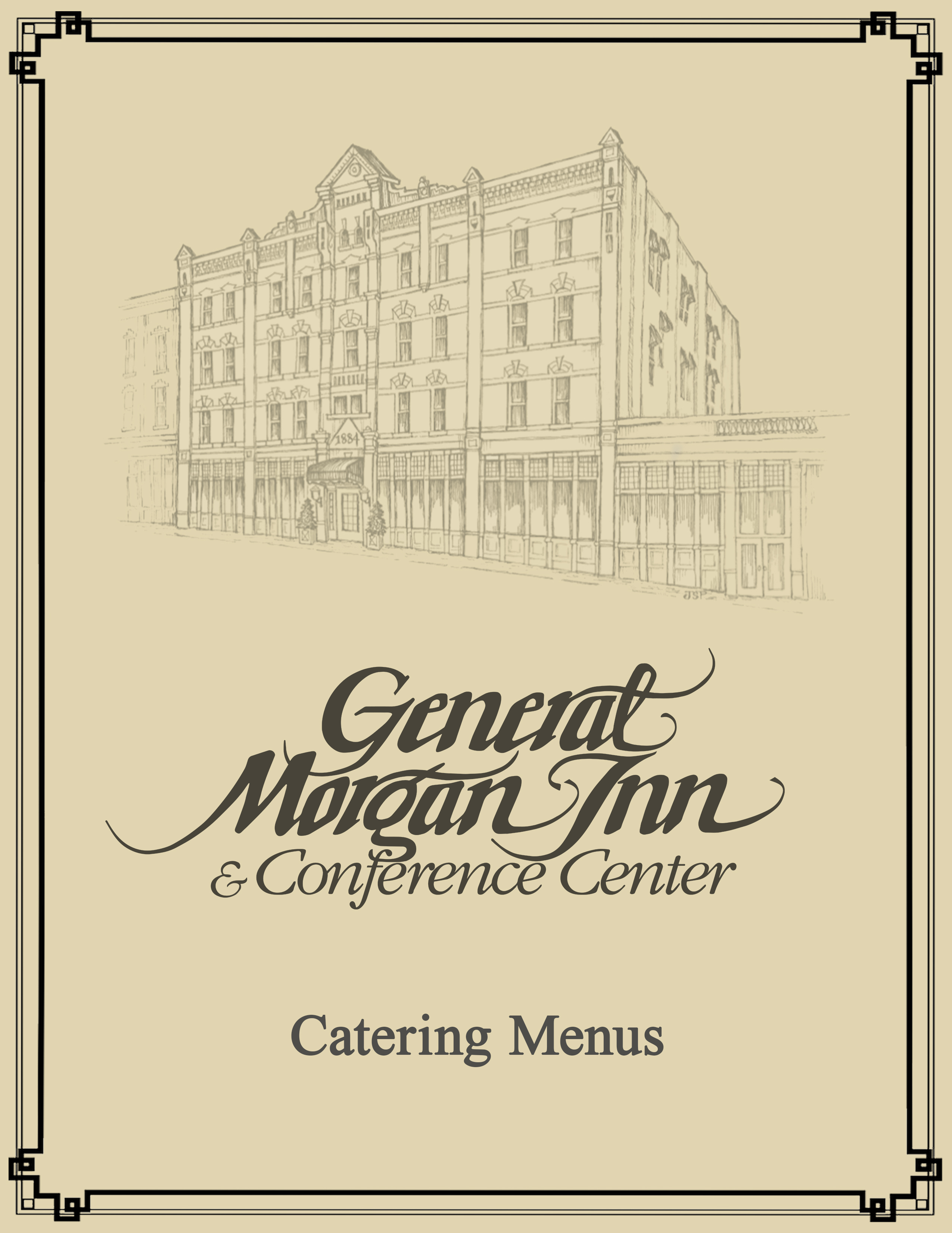 Event Menus – The General Morgan Inn and Conference Center